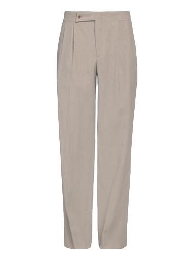 Giorgio Armani Tailored Linen Pants - Sand