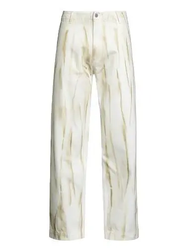 Emporio Armani Straight-leg Cotton Jeans - White