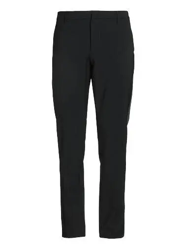 DONDUP Straight Leg Chino Pants With Satin Trims - Black