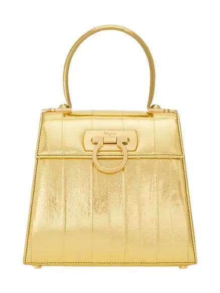 FERRAGAMO Iconic Top Handle - Gold