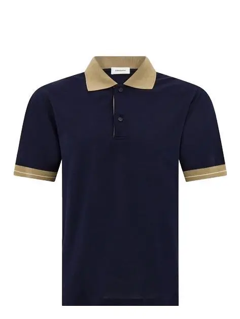 FERRAGAMO Short Sleeve Polo Shirt - Stripe