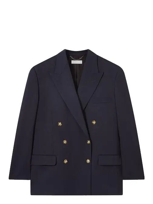 Stella McCartney Oversized Double-breasted Blazer - Blue / Navy