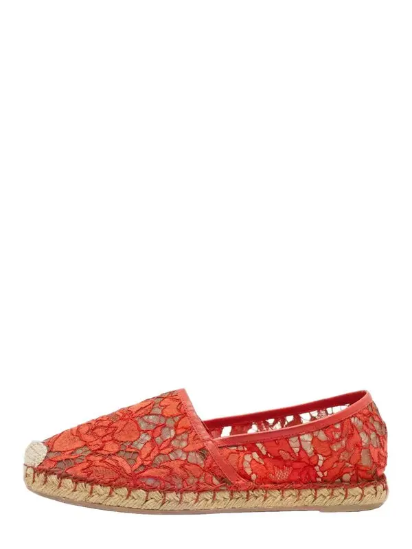 Valentino Garavani Lace Espadrilles - Red
