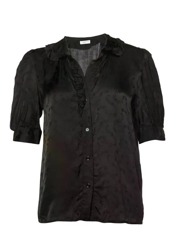 Sandro Short Sleeve Shirt - Black