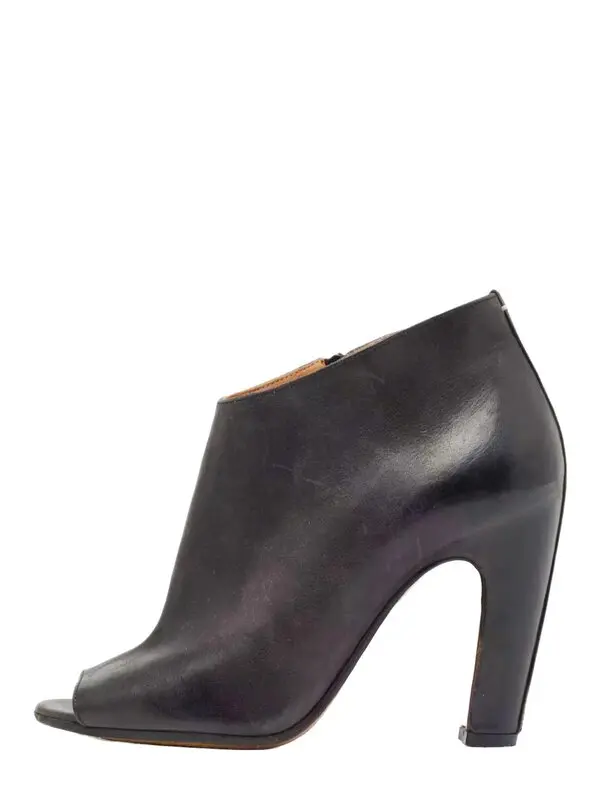 Maison Martin Margiela 100mm Peep-toe Boots - Black