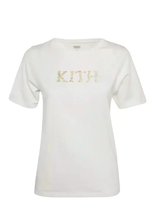 Kith Floral Logo T-shirt - White