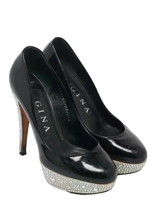 GINA Patent Leather Pumps - Black