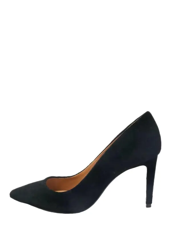 Polo Ralph Lauren 100mm Velvet Pointed-toe Pumps - Black