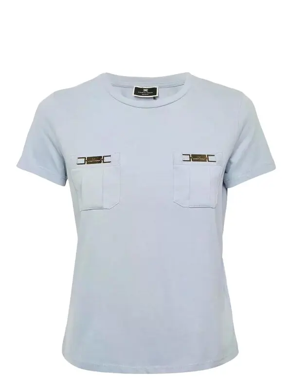 Elisabetta Franchi Pocket-detail T-shirt - Purple