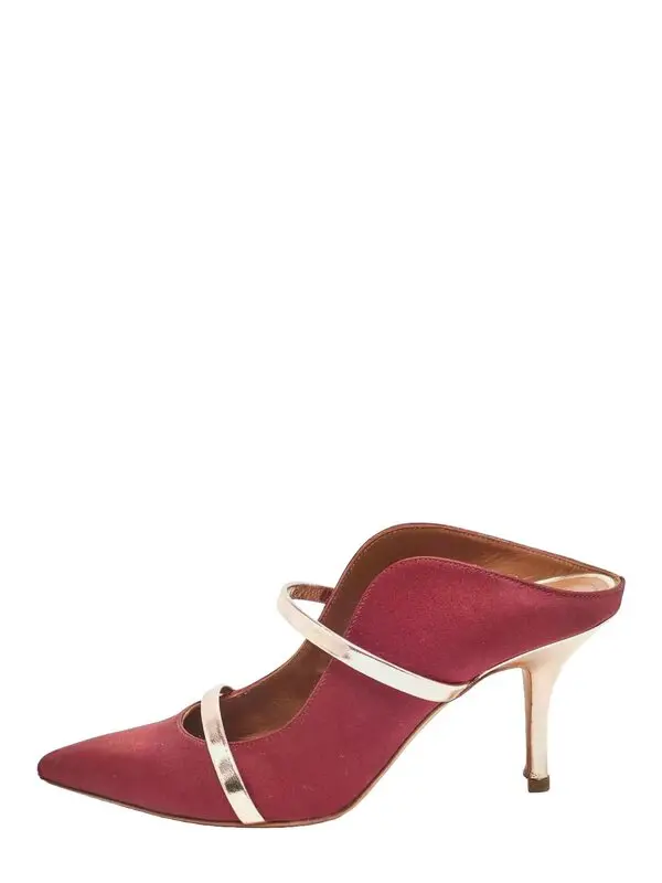 MALONE SOULIERS 105mm Maureen Pointed-toe Mules - Red