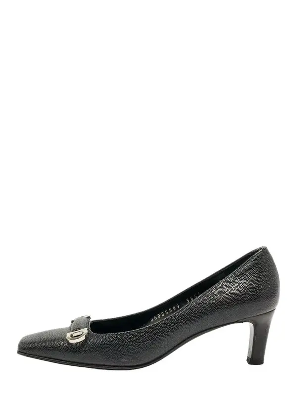 FERRAGAMO Leather Pumps - Black