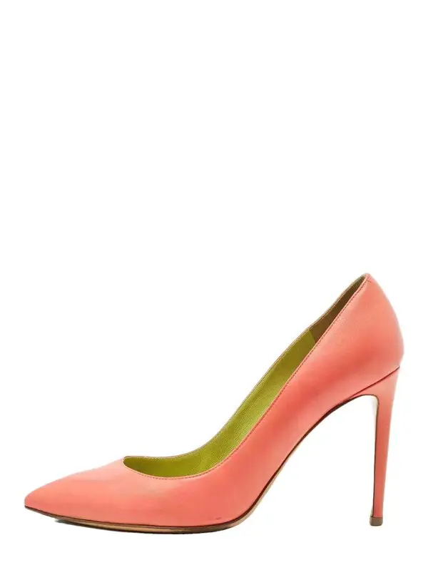 Ralph Lauren 105mm Leather Pumps - Pink