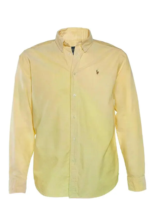 Polo Ralph Lauren Button-down Long-sleeve Shirt - Yellow