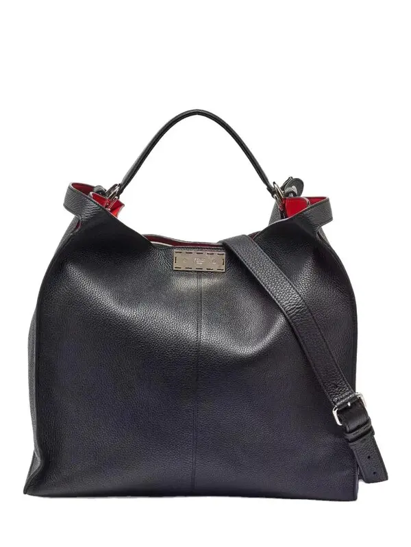 Fendi Leather Tote Bag - Black