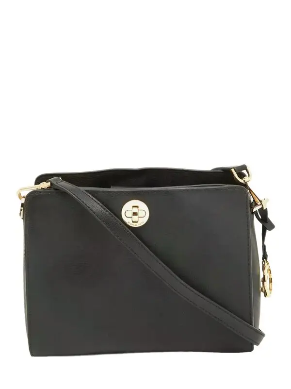 Michael Kors Leather Crossbody Bag - Black