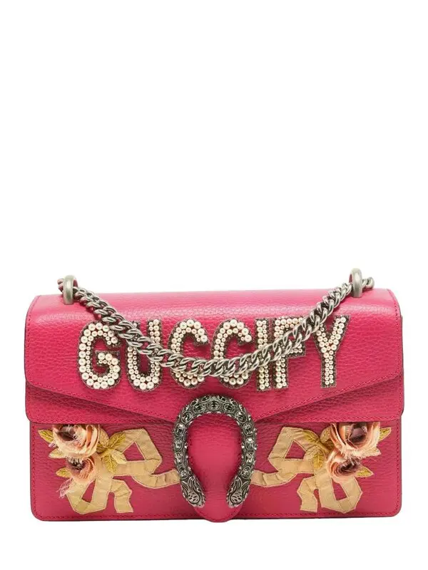 Gucci Small Dionysus Guccify Shoulder Bag - Pink