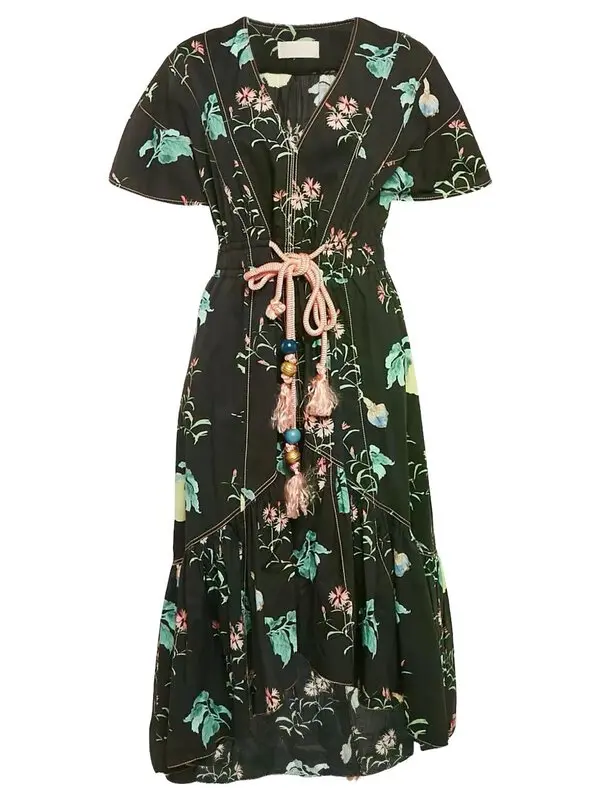PETER PILOTTO Floral-print Maxi Dress - Blue