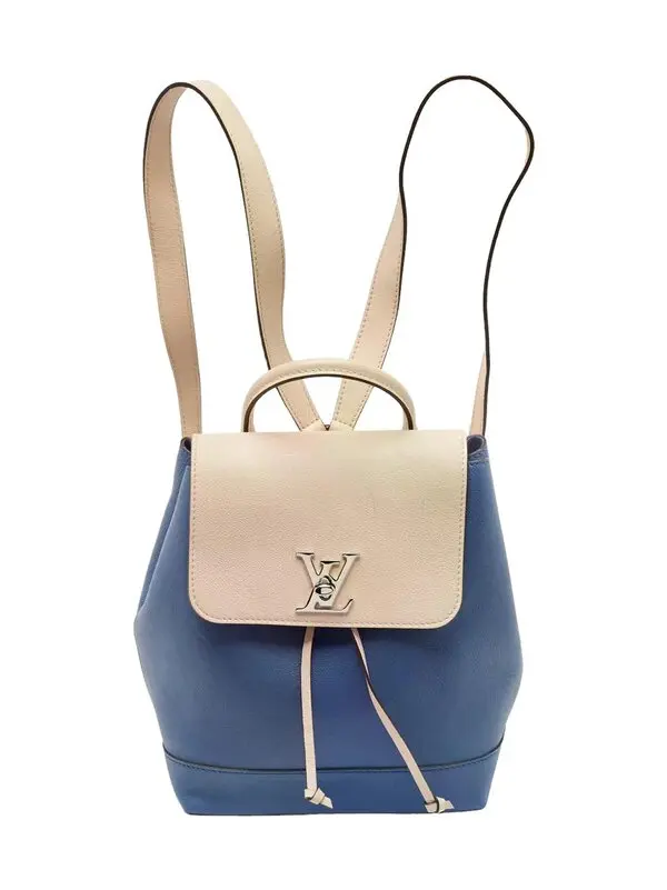 LOUIS VUITTON Lockme Twist Lock Backpack - Blue