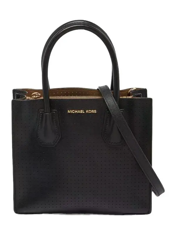 Michael Kors Leather Tote Bag - Black