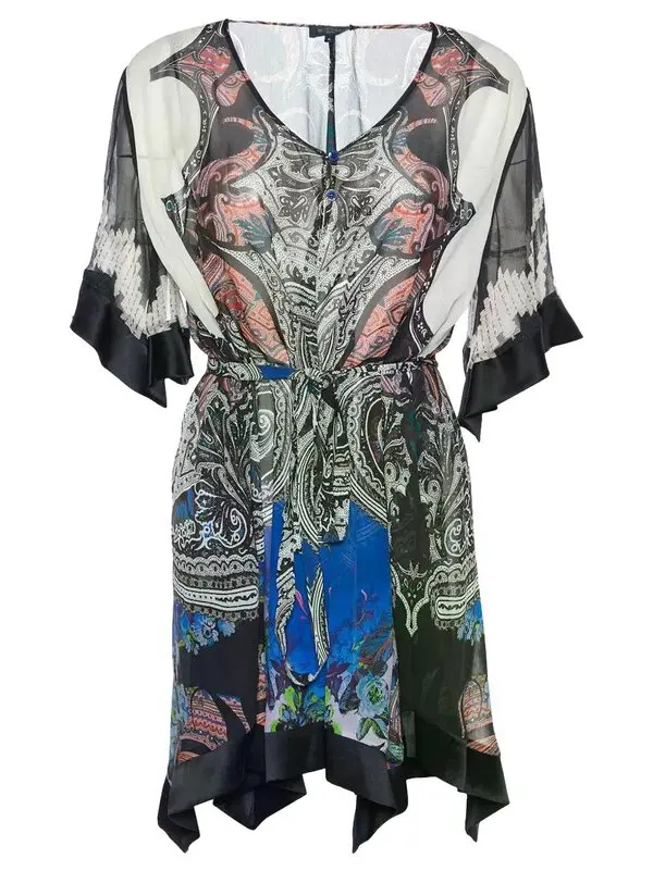 Etro Paisley-printed Silk Dress - Black