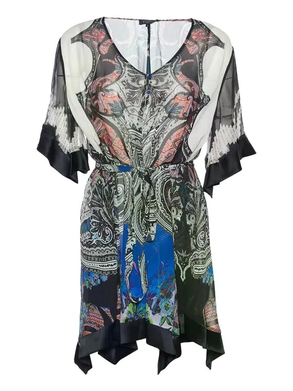 Etro Paisley-printed Silk Dress - Black