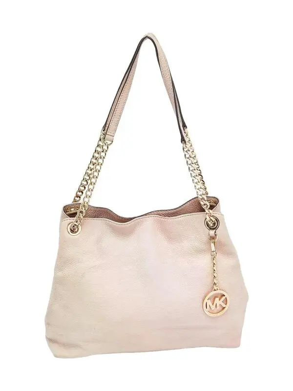 Michael Kors Leather Tote Bag - Neutrals