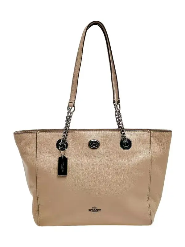 COACH Chain-detail Tote Bag - Neutrals
