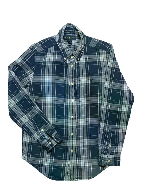 Polo Ralph Lauren Pre-owned Plaid Button-up Shirt - Blue