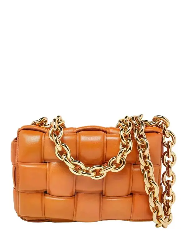 Bottega Veneta Cassette Maxi Shoulder Bag - Orange