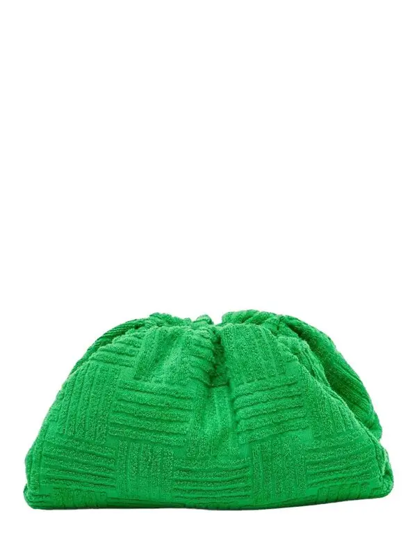 Bottega Veneta Terrycloth Clutch Bag - Green