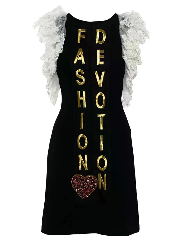 Dolce & Gabbana Crystal-embellished Dress - Black