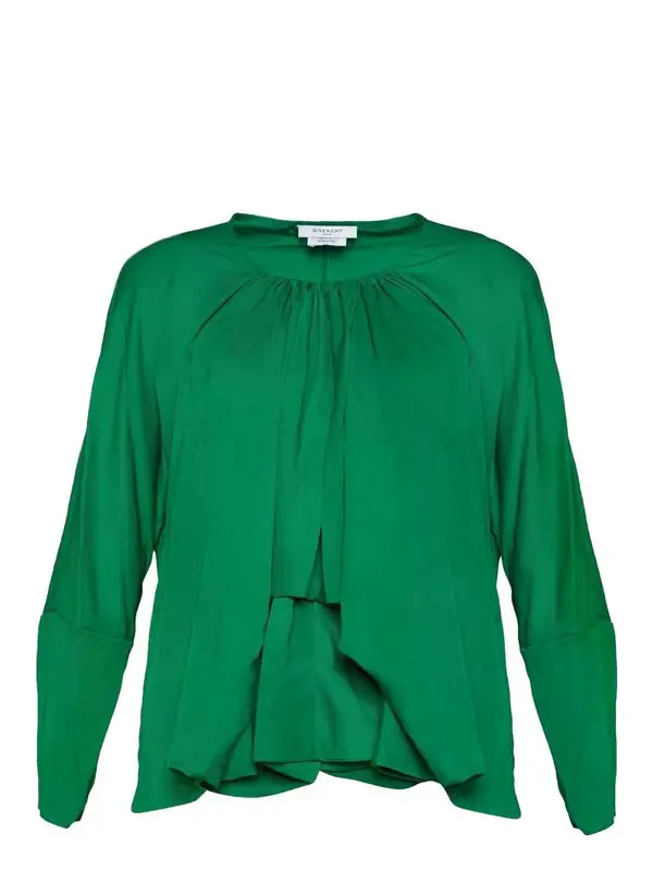 Givenchy Ruched Detailing Blouse - Green