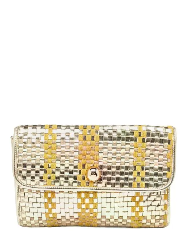 Kate Spade New York Interwoven Clutch - Silver