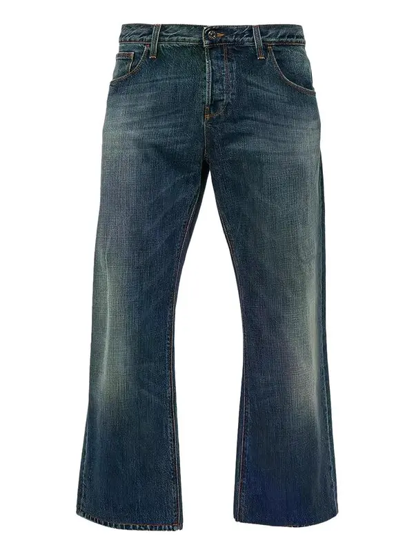 Gucci Faded-effect Jeans - Blue