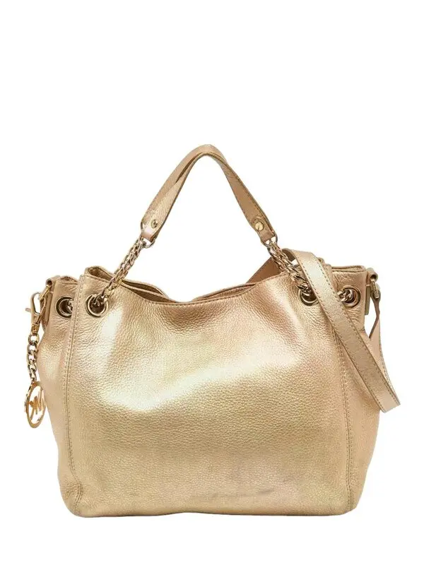 Michael Kors Leather Chain Shoulder Bag - Neutrals