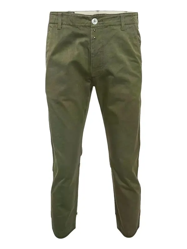 Gucci Button-strap Trousers - Green
