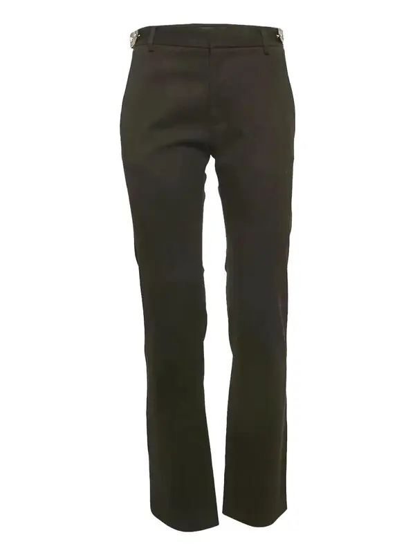 Versace 2024 Gabardine Trousers - Black