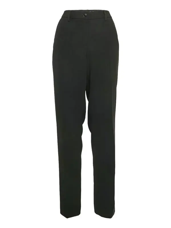 Emporio Armani Twill Trousers - Black