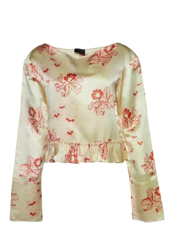 Marni Floral-print Blouse - Neutrals