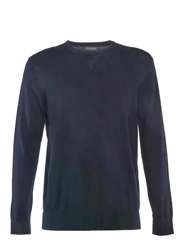 Emporio Armani Fine-knit Top - Blue