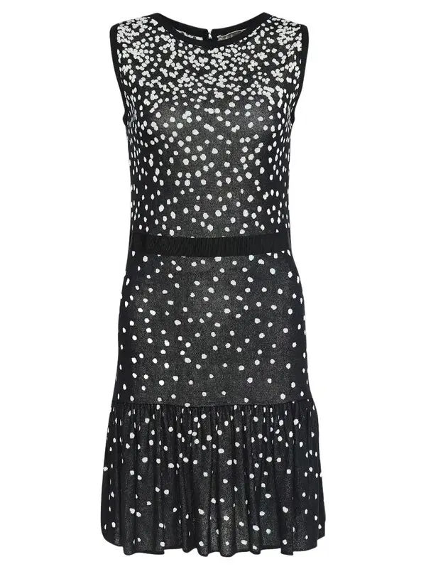 Giambattista Valli Polka-dot Mini Dress - Black