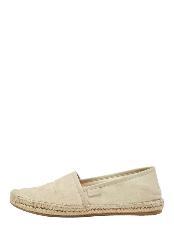 Gucci Canvas Espadrille Flats - Neutrals