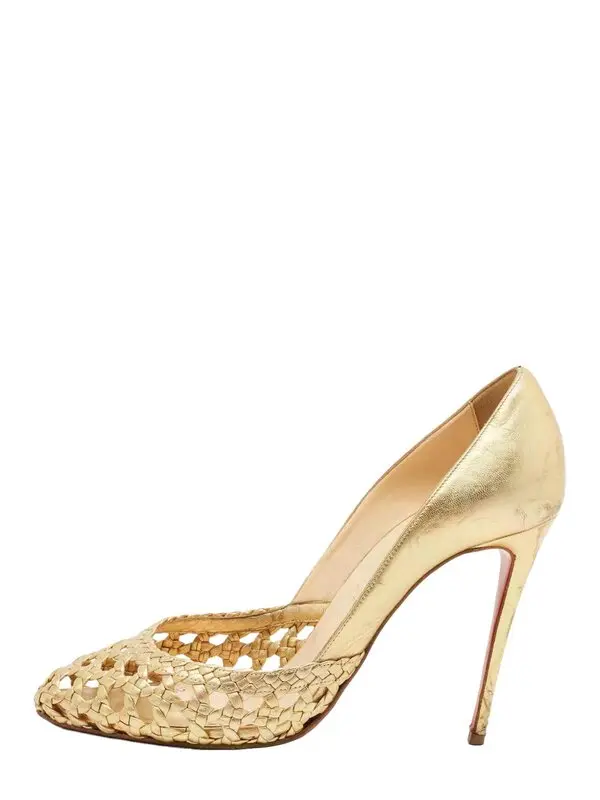 CHRISTIAN LOUBOUTIN Altressita Pumps - Gold