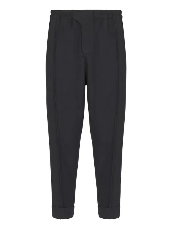 Balmain Tailored Slouch Pants - Black