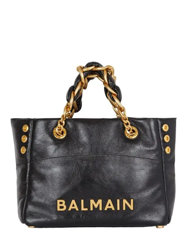 Balmain 1945 Soft Small Cabas - Black