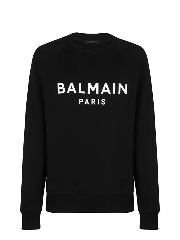 Balmain Paris Printed Sweatshirt - Black