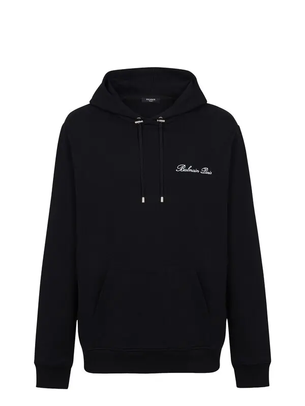 Balmain Signature Hoodie - Black