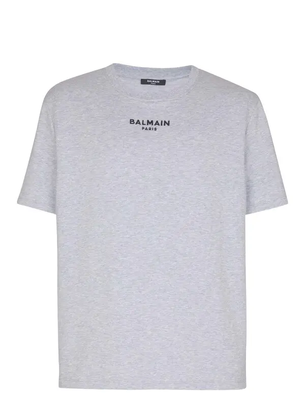Balmain Embroidered Paris T-shirt - Grey