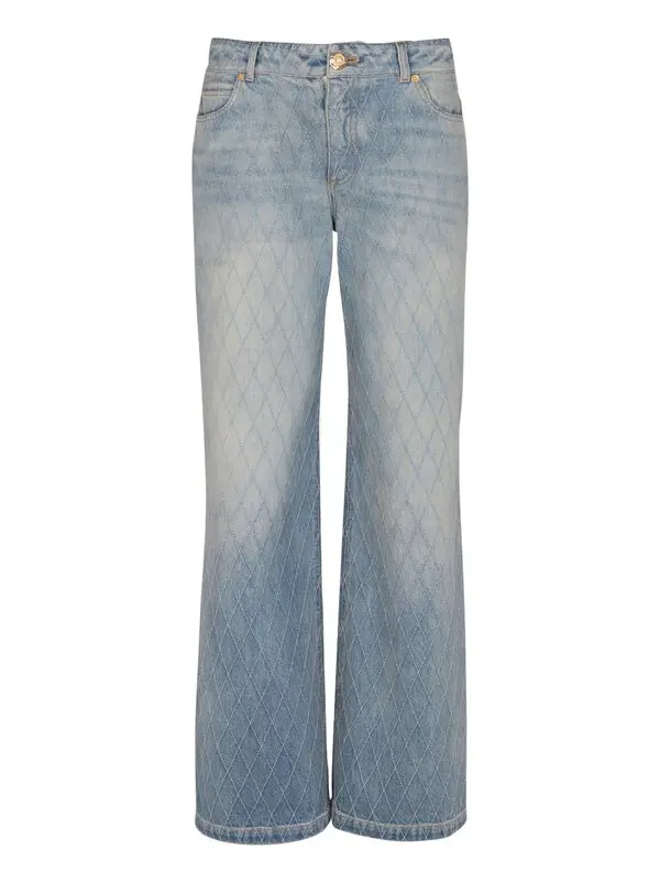 Balmain Diamond Straight-fit Jeans - Blue