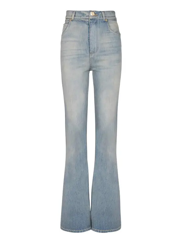 Balmain Flared-fit Jeans - Blue